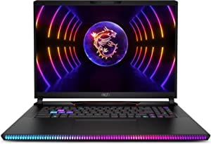 cuk raider ge78 hx by_msi 17 inch gaming notebook (nvidia geforce rtx 4090, intel 24-core i9-13980hx, 32gb ddr5 ram, 2tb nvme ssd gen4, 17.3″” qhd 240hz, windows 11 pro) gamer laptop computer