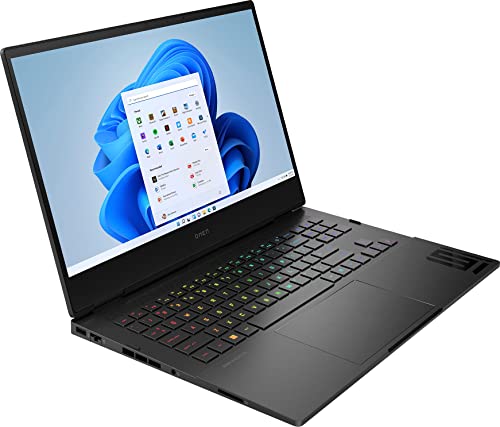 HP 2022 Omen 16.1" 165 Hz IPS QHD Gaming Laptop 14-Core Intel i7-12700H 32GB DDR5 1TB NVMe SSD NVIDIA GeForce RTX 3060 6GB DTS Audio RGB KB WiFi AX Thunderbolt4 HDMI RJ45 Windows 11 Pro w/ RE USB