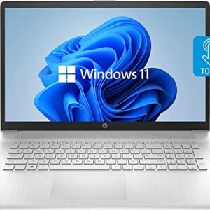 HP Newest 17t Laptop, 17.3'' HD+ Touchscreen, Intel Core i5-1135G7 Processor, Wi-Fi 6, Backlit Keyboard, Webcam, HDMI, Windows 11 Home, Silver (8GB RAM | 256GB SSD)