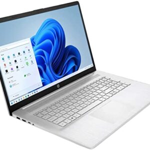 HP Newest 17t Laptop, 17.3'' HD+ Touchscreen, Intel Core i5-1135G7 Processor, Wi-Fi 6, Backlit Keyboard, Webcam, HDMI, Windows 11 Home, Silver (8GB RAM | 256GB SSD)