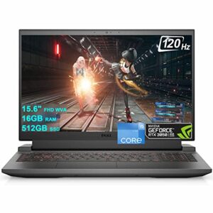 dell g15 5000 5520 15 gaming laptop 15.6″ fhd wva anti-glare 120hz 12th generation intel 12-core i5-12500h (beat i7-11850h) 16gb ram 512gb ssd geforce rtx 3050 4gb backlit usb-c hdmi rgb camera win11