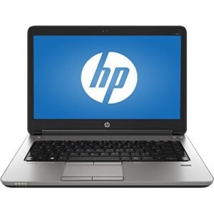 hp probook 640 g1 14in hd anti-glare notebook laptop, intel core i5-4200m up to 3.1ghz, 8gb ram, 500gb hdd, windows 10 professional (renewed)