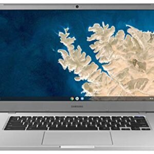 SAMSUNG XE350XBA-K01US Chromebook 4 + Chrome OS 15.6" Full HD Intel Celeron Processor N4000 4GB RAM 32Gb Emmc Gigabit Wi-Fi, Silver