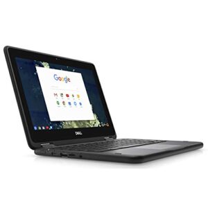 dell chromebook 11 5190 intel celeron n3350 x2 1.1ghz 4gb 16gb 11.6″, black (certified refurbished)