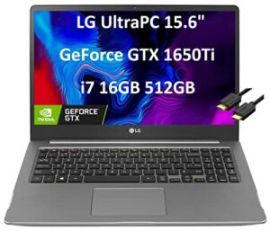 lg 15 ultra pc 15.6″ fhd light gaming business laptop (intel 4-core i7-1165g7, 16gb ram, 512gb pcie ssd, nvidia gtx 1650ti 4gb graphics) thunderbolt 4, backlit, wi-fi 6, webcam, windows 11 (renewed)