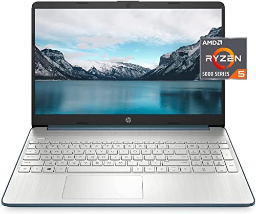 HP Ultra-Thin and Light Laptop, 15.6" FHD IPS Display, AMD Ryzen 5 5500U ( Beats i7-1065G7), Up to 4.0GHz, Webcam, HP Fast Charge, Type-C, 9 hr Battery Life, HDMI, Win 11 (16GB RAM | 1TB SSD)