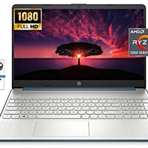 HP Ultra-Thin and Light Laptop, 15.6" FHD IPS Display, AMD Ryzen 5 5500U ( Beats i7-1065G7), Up to 4.0GHz, Webcam, HP Fast Charge, Type-C, 9 hr Battery Life, HDMI, Win 11 (16GB RAM | 1TB SSD)