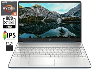 2022 newest hp 15.6” fhd ips laptop computer, amd hexa-core ryzen 5 5500u (up to 4.0ghz, beat i7-10710u), 16gb ram, 1tb pcie ssd,usb-c, hdmi, wi-fi, webcam, up to 9.5 hours, windows 11+ accessories