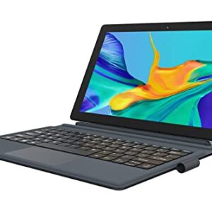 AWOW Windows 10 Tablet 10.1inch with Keyboard, Detachable 2 in 1 Laptop Touch Screen, Intel Celeron N4120, 8GB RAM 128GB ROM, 2.4G+5G WiFi, Bluetooth, HDMI, Dual Camera