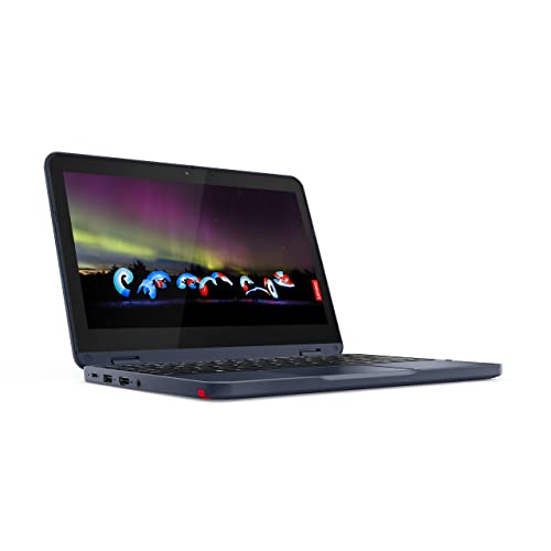 Lenovo 2023 Newest 300W Gen 3 2-in-1 Laptop, 11.6 Inch HD Touchscreen Display, AMD 3015e Dual Core Processor, 4GB RAM, 64GB eMMC, AMD Radeon Graphics, WiFi, Windows 10 Pro, Bundle with JAWFOAL