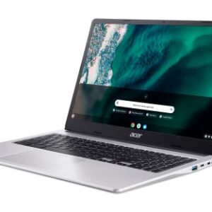 Acer Chromebook 315 Laptop | Intel Celeron N4500 | 15.6" Full HD IPS Display | Intel UHD Graphics | 4GB LPDDR4X | 64GB eMMC | Intel Wi-Fi 6 | DTS Audio | USB Type-C | Chrome OS | CB315-4H-C8XU