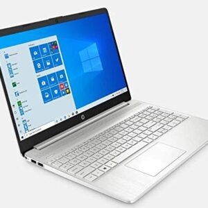 HP 2022 15.6" FHD IPS Touchscreen Laptop PC Intel 11th Gen Quad-Core i7-1165G7 32GB DDR4 RAM 1TB NVMe SSD Intel Iris Xe Graphics WiFi AC BT Webcam HDMI USB-C Silver Windows 10 Pro w/RE Accessories