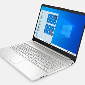 HP 2022 15.6" FHD IPS Touchscreen Laptop PC Intel 11th Gen Quad-Core i7-1165G7 32GB DDR4 RAM 1TB NVMe SSD Intel Iris Xe Graphics WiFi AC BT Webcam HDMI USB-C Silver Windows 10 Pro w/RE Accessories