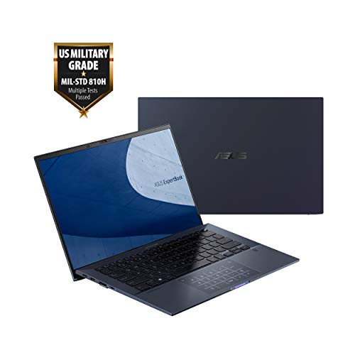 ASUS ExpertBook B9 Thin & Light Business Laptop, 14” FHD Display, Intel Core i7-1165G7 CPU, 1TB SSD, 16GB LPDDRX-RAM, Windows 10 Pro, Up to 17 Hrs-Battery Life-Sleeve, B9450CEA-XH75