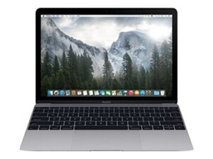 apple macbook mlh72ll/a 12-inch laptop with retina display, space gray, 256 gb (renewed)