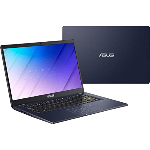 ASUS [Windows 11 S] R410 14" Lightweight Laptop, Intel Celeron N4020 Processor, 4GB DDR4 RAM, 192GB Storage (128GB eMMC + 64GB Flash Drive), 802.11AC WiFi, Bluetooth 4.1, Type-C, Star Black