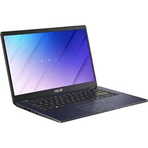 ASUS [Windows 11 S] R410 14" Lightweight Laptop, Intel Celeron N4020 Processor, 4GB DDR4 RAM, 192GB Storage (128GB eMMC + 64GB Flash Drive), 802.11AC WiFi, Bluetooth 4.1, Type-C, Star Black