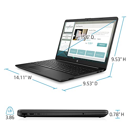 HP 15 Laptop, 15.6" FHD Computer, Intel Celeron N4020 Processor, 16GB RAM, 256GB SSD, 1-Year Office 365, Google Classroom Zoom for Business Student, Windows 10 S Mode＋TSBEAU 3.0 Hub & USB LED Light