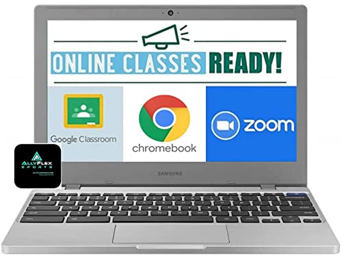 Newest Samsung Chromebook 4 11.6” Laptop Computer for Business Student, Intel Celeron N4020, 4GB RAM, 80GB Space(16GB eMMC+64GB USB), up to 12.5 Hrs Battery Life, USB Type-C, WiFi, Chrome OS, JVQ MP