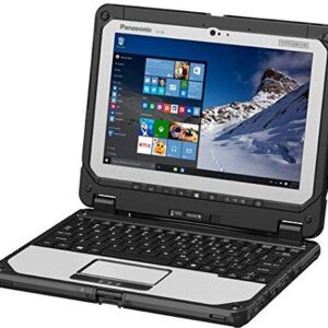 Panasonic Toughbook CF-20, 10.1 Multi Touch, 1920 x 1200, m5-6Y57, 8GB, 128GB SSD, Intel HD Graphics 515,Wi-Fi, Bluetooth, HDMI, Dual Pass (WWAN/WWAN), 8MP, Backlit Keyboard, Windows 10 Pro (Renewed)