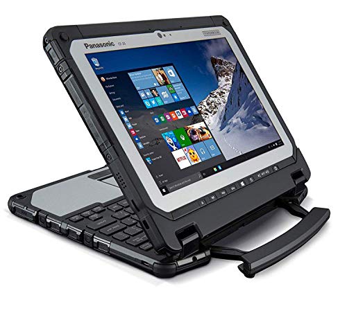 Panasonic Toughbook CF-20, 10.1 Multi Touch, 1920 x 1200, m5-6Y57, 8GB, 128GB SSD, Intel HD Graphics 515,Wi-Fi, Bluetooth, HDMI, Dual Pass (WWAN/WWAN), 8MP, Backlit Keyboard, Windows 10 Pro (Renewed)