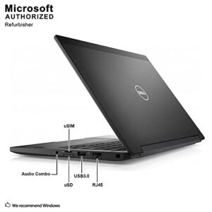 Dell Latitude 7280 Business Laptop (12.5in HD, Intel Core i5 -7300U 2.60GHz, 8GB DDR4, 256GB SSD, Windows 10 Pro 64) (Renewed)