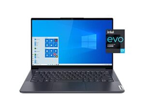 lenovo ideapad slim 7i 14.0″ laptop, 14.0″ fhd (1920 x 1080), intel core i7-1165g7 processor, 8gb ddr4 ram, 512gb nvme ssd storage, intel iris x graphics, windows 10 home, 82a6000bus, slate grey