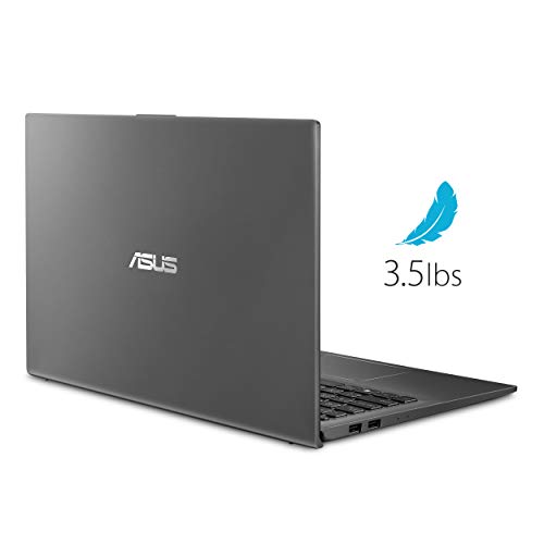 ASUS VivoBook F512 Thin and Lightweight Laptop, 15.6” FHD WideView NanoEdge , AMD R5-3500U CPU, 8GB RAM, 256GB SSD, Backlit KB, Fingerprint Reader, Windows 10, Peacock Blue, F512DA-EB51