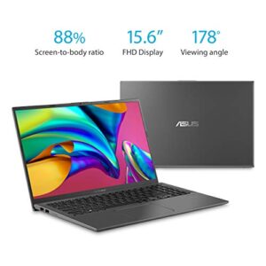 ASUS VivoBook F512 Thin and Lightweight Laptop, 15.6” FHD WideView NanoEdge , AMD R5-3500U CPU, 8GB RAM, 256GB SSD, Backlit KB, Fingerprint Reader, Windows 10, Peacock Blue, F512DA-EB51