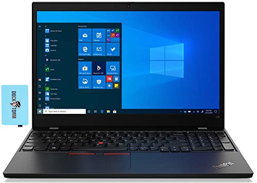 Lenovo ThinkPad L15 Gen 2 Business Laptop 15.6" Full HD 60Hz (Intel i5-1135G7 4-Core, 8GB RAM, 256GB SSD, Intel Iris Xe, WiFi 6E, Bluetooth 5.2, Webcam, HDMI, Win 10 Pro) with Hub