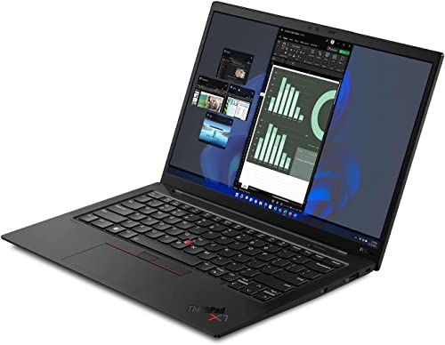 NewLenovo ThinkPad X1 Carbon Gen 10 Ultrabook Laptop, 14.0" FHD+ Touch Screen IPS Anti-Glare, 12th Gen Intel Core i7-1260P, 16GB RAM 512GB SSD, Backlit KYB, Thunderbolt4 Rapid Charge, Win11 Pro