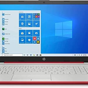 HP Laptop, 15.6" HD Display, Intel Pentium Silver N5030 4 Cores Processor, 16GB DDR4 RAM, 1TB SSD, SD Card Reader, 1-Year Office365 Subscription, HDMI, Wi-Fi, RJ-45, USB-C, Windows OS, Red, JVQ MP