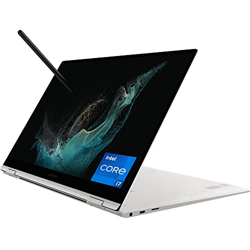 SAMSUNG Galaxy Book2 Pro 360 2-in-1 Laptop, 15.6” AMOLED Touch Screen, Intel 12th Gen Evo 12-Core i7-1260P, Intel Iris Xe Graphics, Backlit KB, Fingerprint, 16GB LPDDR5 RAM, 1TB SSD, Win11 Home