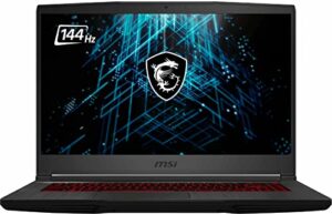 msi gf65 thin 3060 gaming laptop, 15.6″ fhd 144hz display, core i5-10500h 6-core, geforce rtx 3060 6gb, 16gb ram 3200mhz, 512gb pcie ssd, usb-c, wifi 6, ethernet, hdmi, backlit, win 10