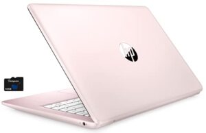 2021 hp stream 14 inch laptop, intel celeron n4020 processor, 4gb ram, 64gb emmc, wifi, bluetooth, webcam, hdmi, windows 10 s with office 365 for 1 year + fairywren card (rose pink)