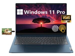 lenovo ideapad 5i business laptop, 15.6″ fhd touchscreen display, intel core i7-1165g7, windows 11 pro, 12gb ram 512gb ssd,32gb durlyfish usb card