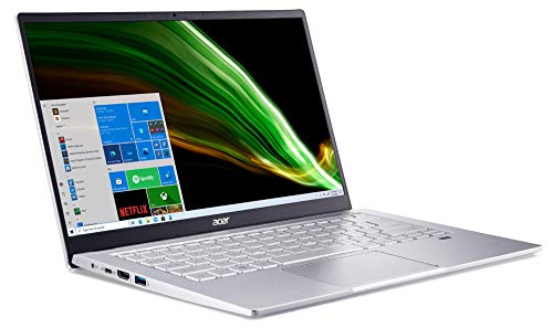 Acer Swift 3 Thin & Light Laptop | 14" Full HD IPS 100% sRGB Display | AMD Ryzen 7 5700U Octa-Core Processor | 8GB LPDDR4X | 512GB NVMe SSD | WiFi 6 | Backlit KB | FPR | Amazon Alexa | SF314-43-R2YY