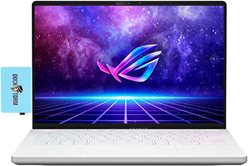 ASUS 2023 ROG Zephyrus G14 14.0" 120Hz WQXGA Gaming Laptop (AMD Ryzen 9 6900HS 8-Core, 40GB DDR5 4800MHz RAM, 2TB PCIe SSD, AMD RX 6700S 8GB, Backlit KYB, WiFi 6E, BT 5.2, Win 11 Pro) with Hub