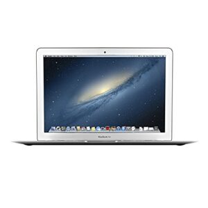 apple macbook air mc965ll/a 13.3-inch laptop – 128 gb ssd, 4 gb ram, 1.7 ghz intel core i5 dual core processor, mac os x (renewed)