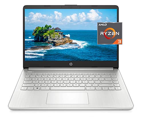 HP 2023 14 inch FHD Laptop for Students and Business, AMD Ryzen 3 3250U(Up to 3.5GHz), 16GB DDR4 RAM, 512GB PCIe SSD, Webcam, Fast Charge, Long Battery Life, HDMI, WiFi 5, Win 11 S, CUE Accessories