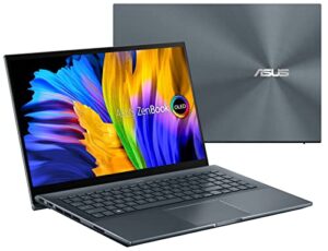 2022 asus zenbook pro 15 oled um535qe-xh91t (amd ryzen 9 5900hx, 16gb ram, 1tb nvme ssd, rtx 3050ti 4gb, 15.6″ fhd, windows 11 pro) touchscreen laptop