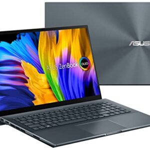 2022 ASUS ZenBook Pro 15 OLED UM535QE-XH91T (AMD Ryzen 9 5900HX, 16GB RAM, 1TB NVMe SSD, RTX 3050Ti 4GB, 15.6" FHD, Windows 11 Pro) Touchscreen Laptop