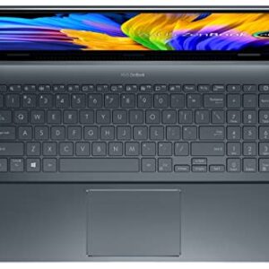 2022 ASUS ZenBook Pro 15 OLED UM535QE-XH91T (AMD Ryzen 9 5900HX, 16GB RAM, 1TB NVMe SSD, RTX 3050Ti 4GB, 15.6" FHD, Windows 11 Pro) Touchscreen Laptop