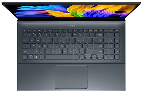 2022 ASUS ZenBook Pro 15 OLED UM535QE-XH91T (AMD Ryzen 9 5900HX, 16GB RAM, 1TB NVMe SSD, RTX 3050Ti 4GB, 15.6" FHD, Windows 11 Pro) Touchscreen Laptop