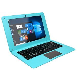 HBESTORE Portable Windows 10 10.1inch Education Laptop Notebook Computer Learning Laptop Netbook for Kids Men Women (3GB/32GB, Blue)