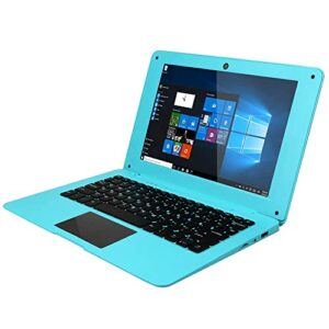 HBESTORE Portable Windows 10 10.1inch Education Laptop Notebook Computer Learning Laptop Netbook for Kids Men Women (3GB/32GB, Blue)