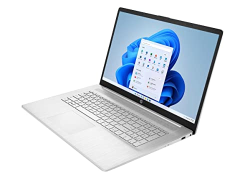 HP 2022 Newest 17.3" HD+ Touchscreen Laptop Computer, Hexa-Core AMD Ryzen 5 5500U (Upto 4.0GHz, Beats i7-1065G7), 32GB RAM, 1TB SSD+1TB HDD, WiFi, HDMI, USB-C, Bluetooth, Windows 11+MarxsolCables