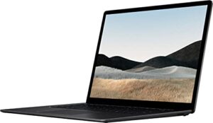 microsoft surface laptop 4 13.5-inch touchscreen 512gb ssd i7 16gb ram with windows 10 pro (core i7-1185g7, wi-fi, latest model) matte black, 5f1-00001