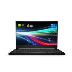 msi creator 15 professional laptop: 15.6″ uhd oled 4k dci-p3 100% display, intel core i7-11800h, nvidia geforce rtx 3080, 16gb ram, 1tb nvme ssd, thunderbolt 4, win10 pro, black (a11uh-492)