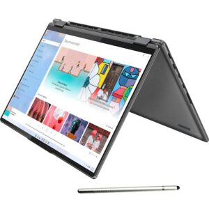 lenovo yoga 7i 2-in-1 laptop, 16″ 2.5k touchscreen, intel 12th evo platform 12-core i5-1240p, 8gb lpddr5 ram, 256gb ssd, intel iris xe graphics, backlit kb, fp, win11 h, w/ stylus pen